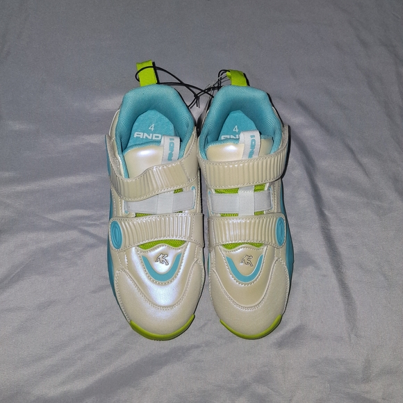 And1 | Shoes | And Kids Sneakers White Blue And Green | Poshmark